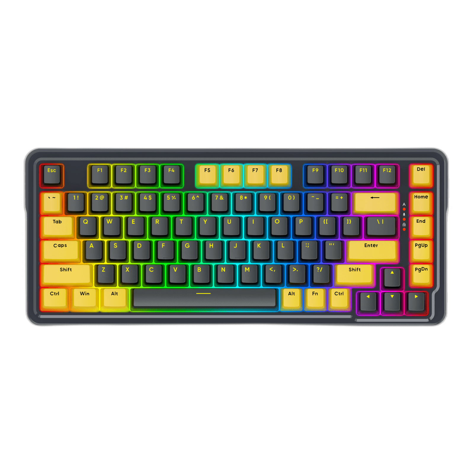 Redragon Hot-Swappable K649 78% Keyboard with Sound Absorbing Foam ...