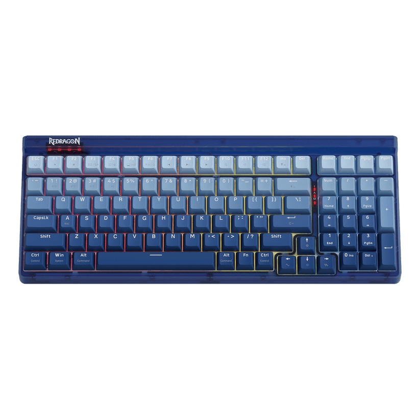 Redragon K656 PRO 3-Mode 100 Keys Wireless RGB Gaming Keyboard ...