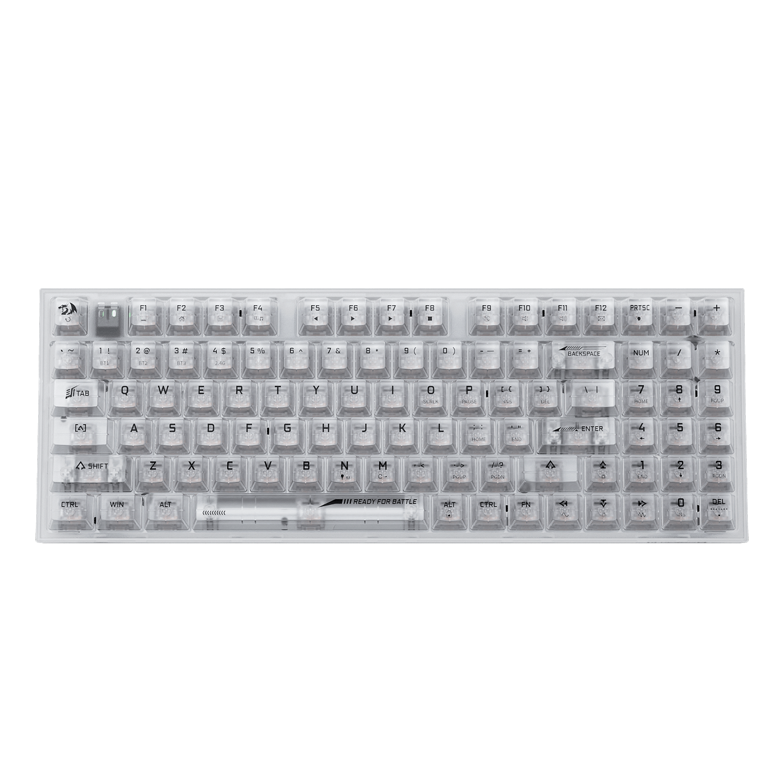 Redragon IRELIA K658 PRO 90% Wireless RGB Full-Transparent Keyboard ...