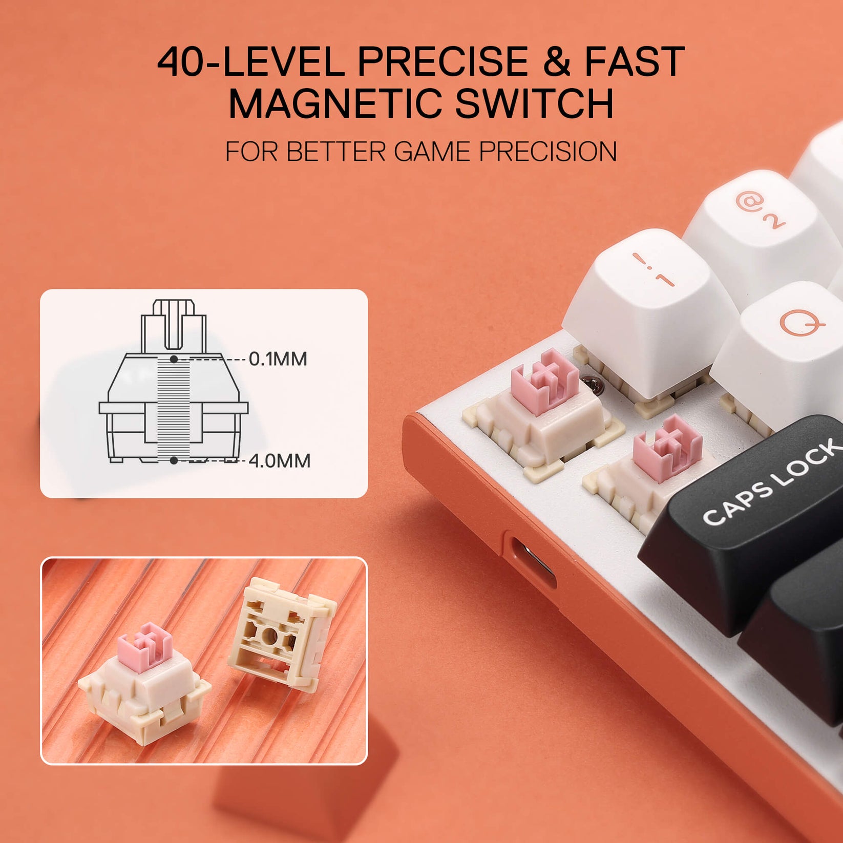 Redragon K683 60% 8K Magnetic Hall Effect Rapid Trigger Gaming Keyboard ...