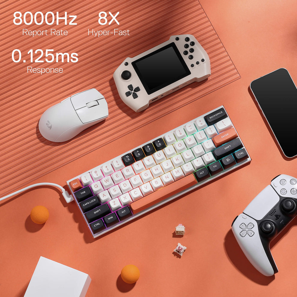 Redragon K683 60% 8K Magnetic Hall Effect Rapid Trigger Gaming Keyboard – Redragonshop