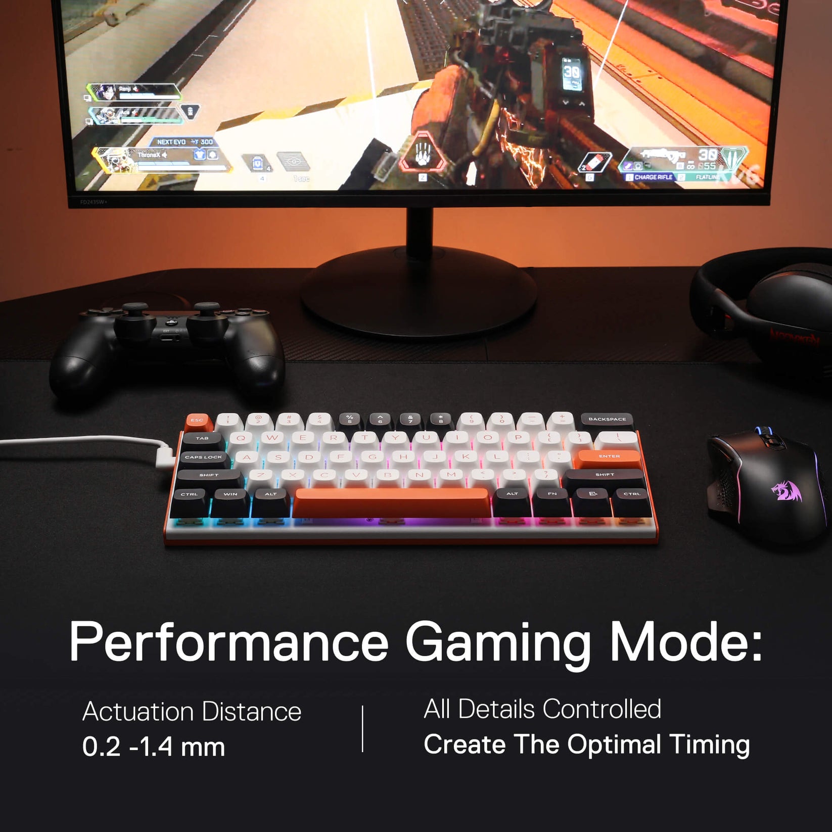 Redragon K683 60% 8K Magnetic Hall Effect Rapid Trigger Gaming Keyboard – Redragonshop