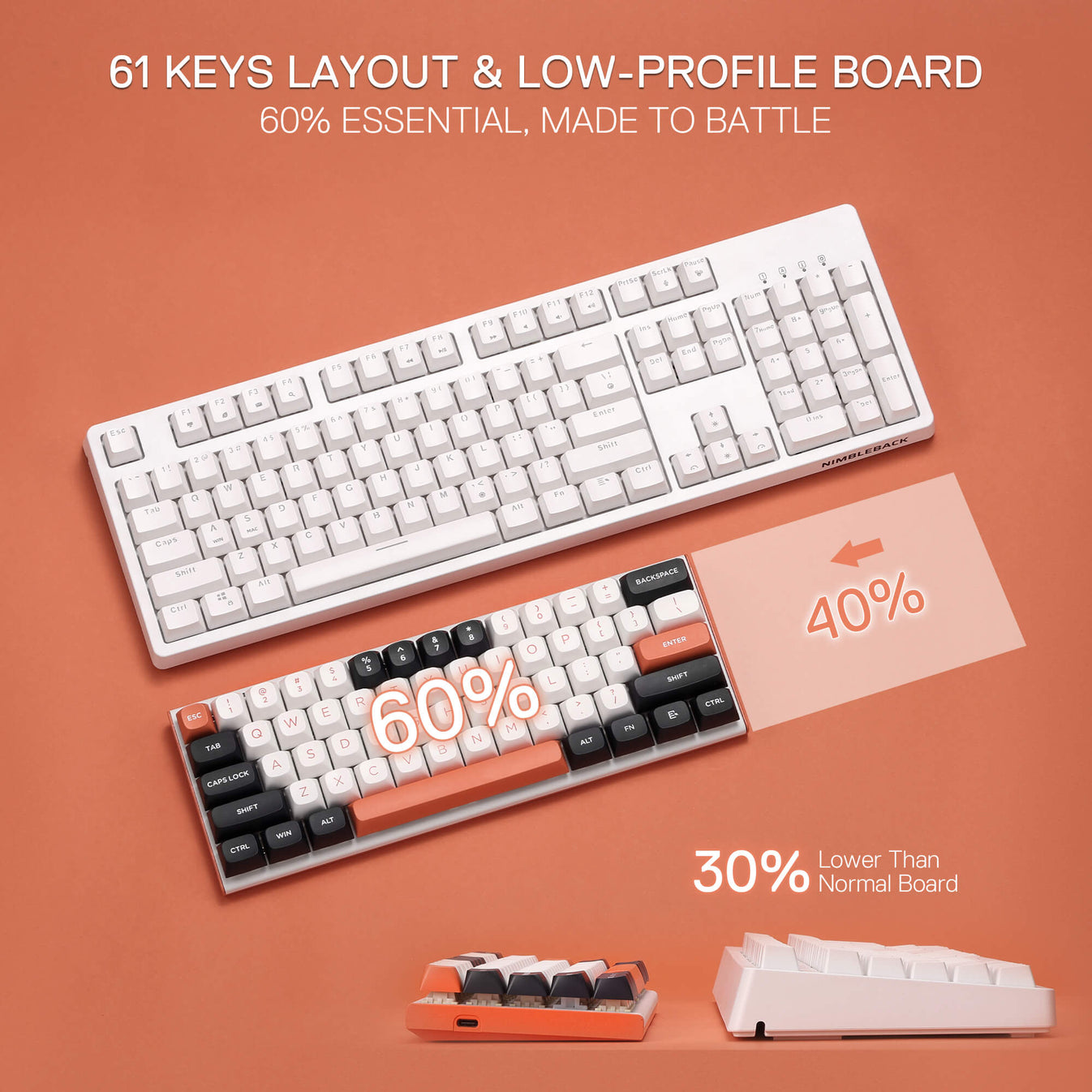 Redragon K683 60% 8K Magnetic Hall Effect Rapid Trigger Gaming Keyboard ...