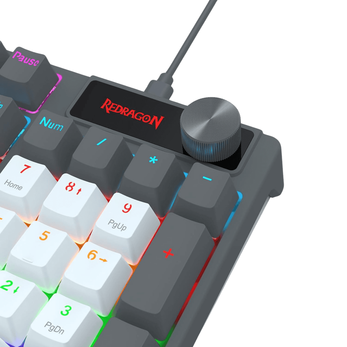 Redragon CAESURA K718 104 Keys Rainbow Backlit Wired Mechanical ...