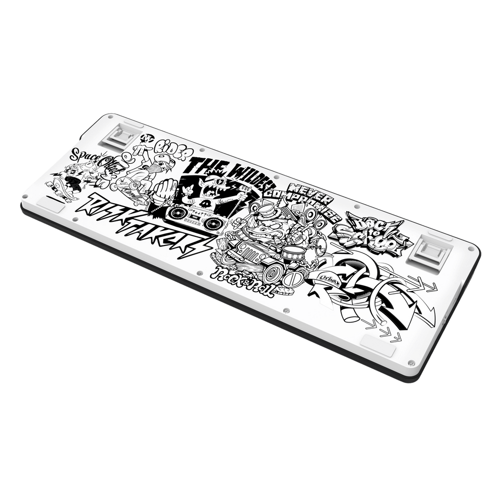 Redragon ARTEMIS K719 PRO 96% Black Graffiti Mechanical Keyboard ...