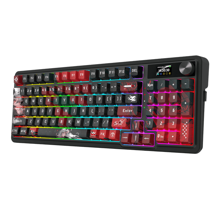 Redragon ARTEMIS K719 PRO 96% Anime Keyboard w/Smart Display & Knob ...
