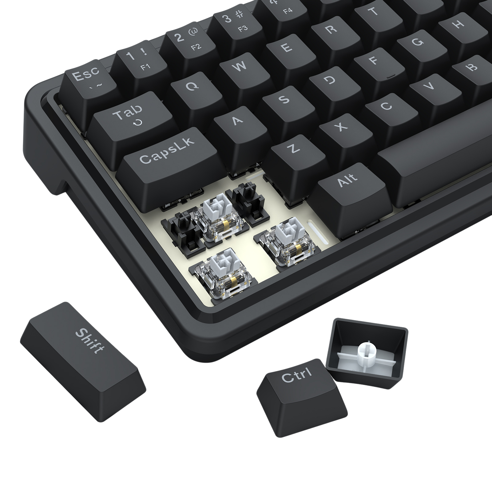 Redragon IRONGUARD K722 60% Wired Small Compact Mechanical keyboard ...