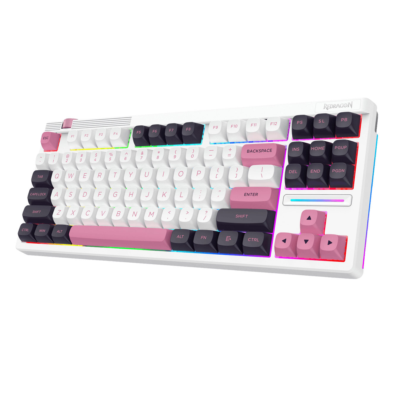 Redragon OTIIM K729 80% TKL Wired Gasket Keyboard w/ Knob & RGB – Redragonshop