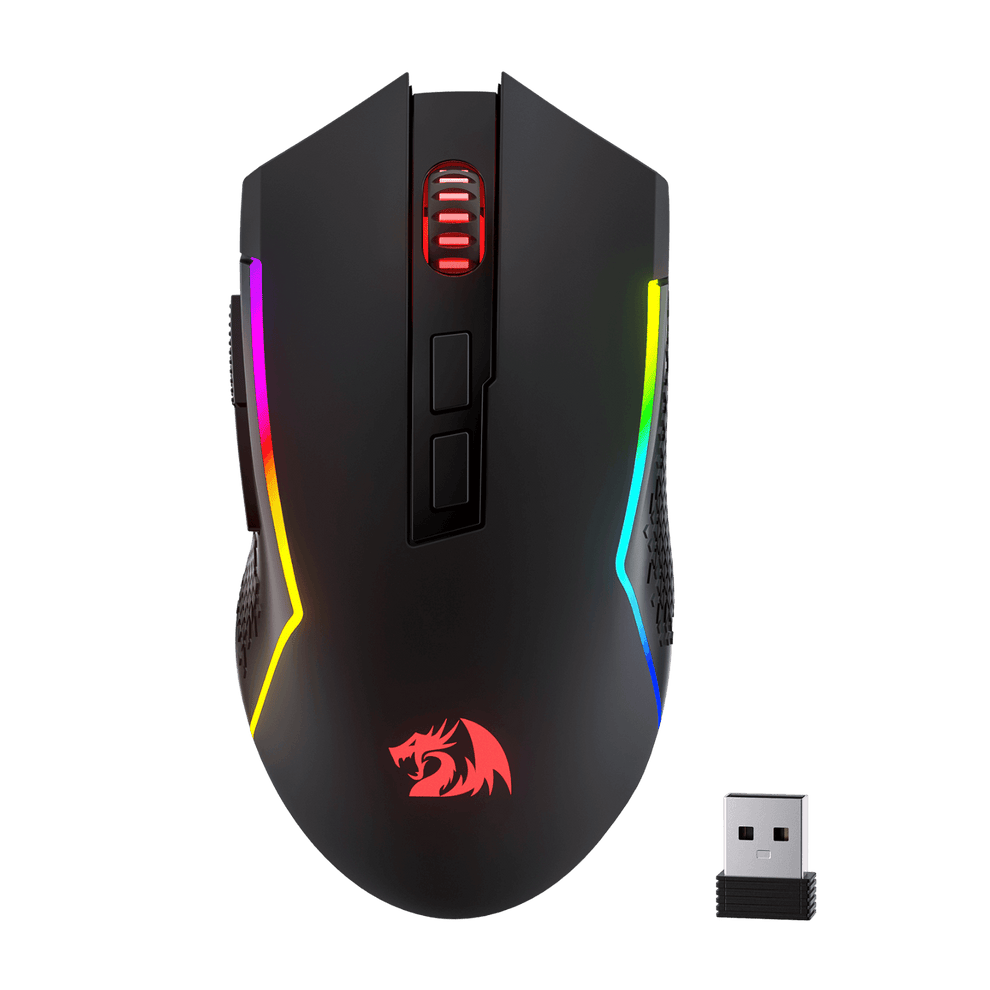 Redragon M693 LIT RGB Wireless Gaming Mouse for FPS & Competitive Play ...