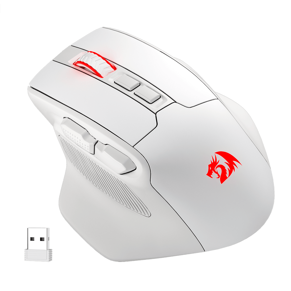 Redragon M806 Bullseye Wireless Gaming Mouse w/ 3-Mode Connection ...