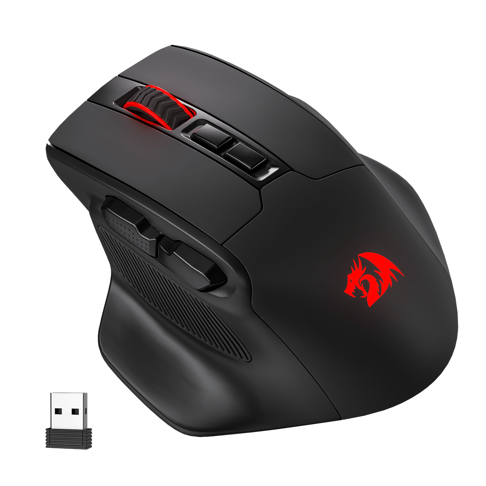 Redragon M806 Bullseye Wireless Gaming Mouse w/ 3-Mode Connection ...