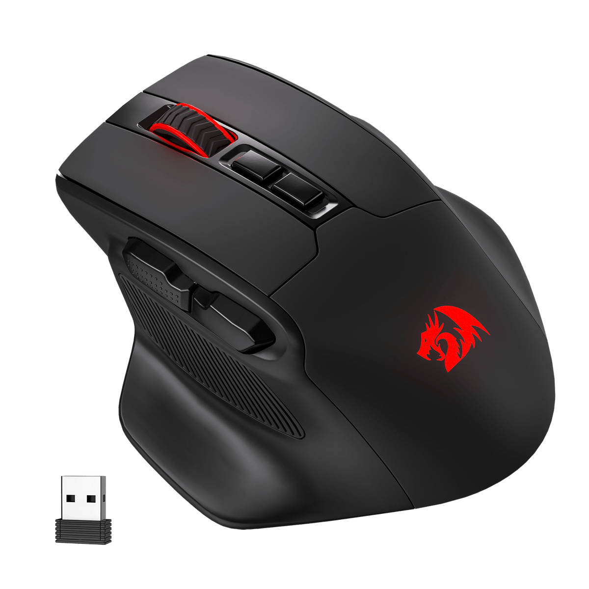 Redragon M806 Bullseye Wireless Gaming Mouse w/ 3-Mode Connection ...