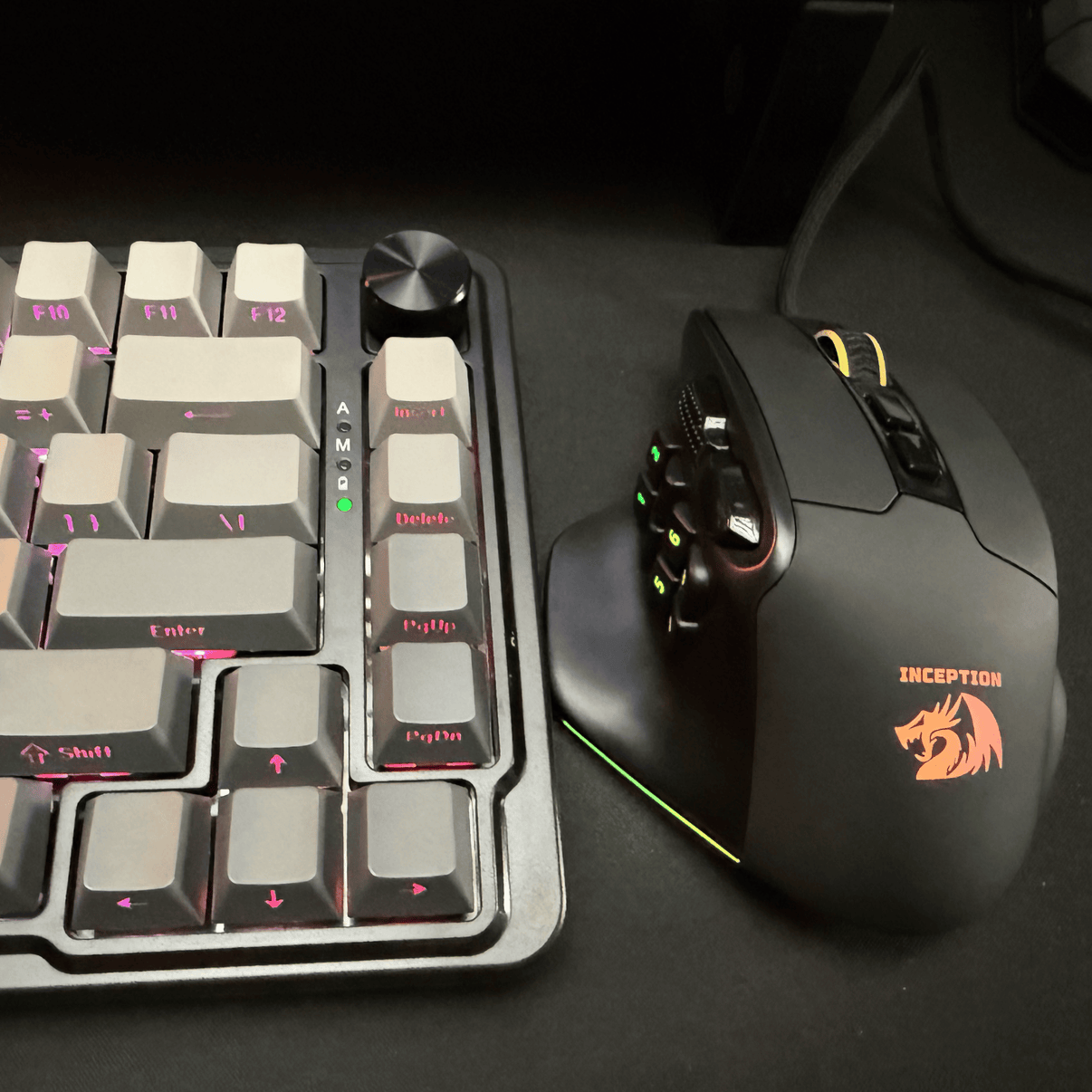Redragon M811 Aatrox MMO Gaming Mouse with 15 Programmable Buttons ...
