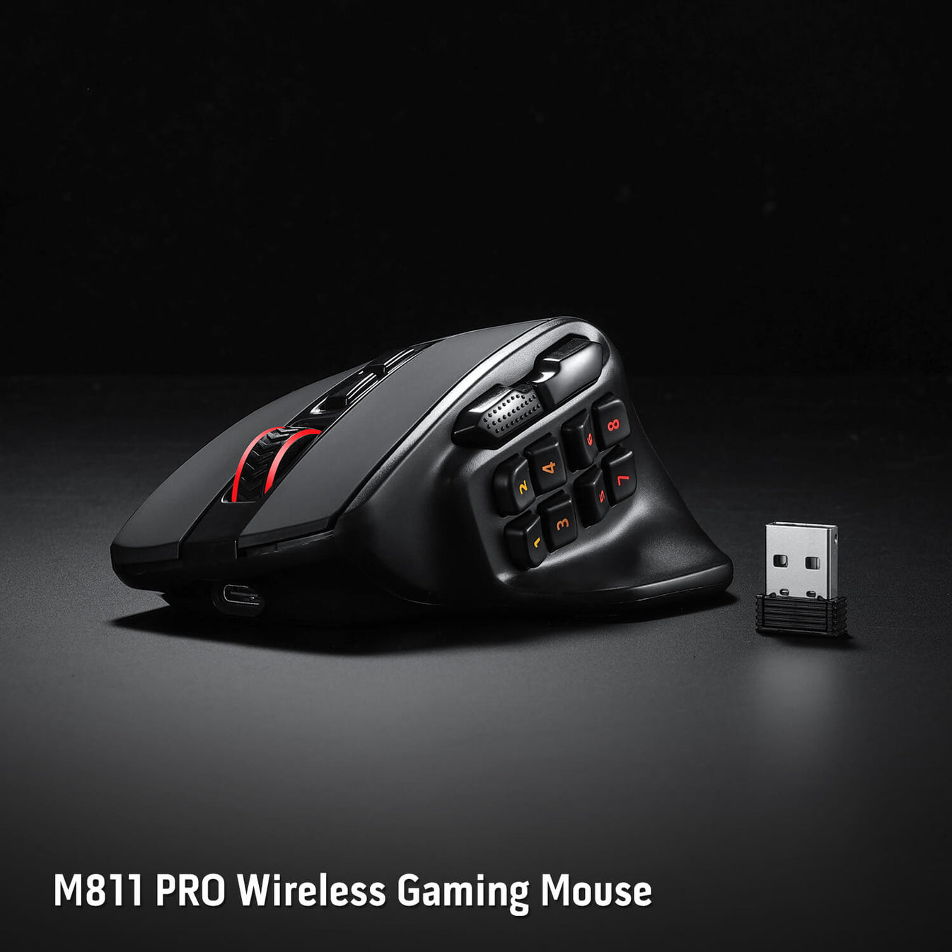 Upgrade Your Gaming with Redragon M811 PRO Wireless MMO Gaming Mouse ...