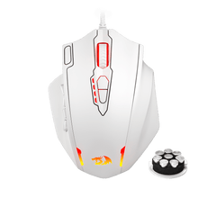 Redragon Impact M908 RGB MMO Laser Wired Gaming Mouse with 12,400DPI ...