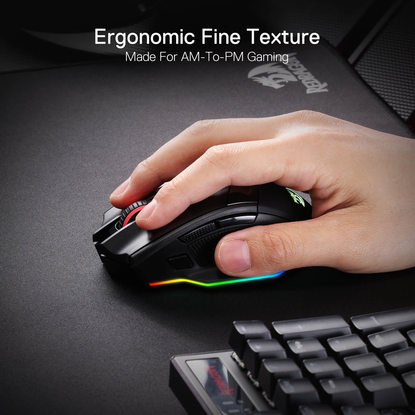 Redragon RIND M813 PRO 3-Mode RGB Gaming Mouse – Redragonshop