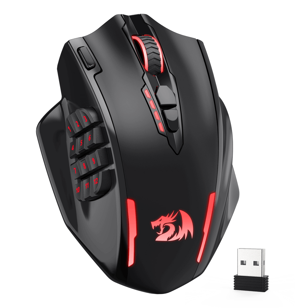 Redragon RGB Wireless Gaming Mouse Impact Elite M913 | 20 Programmable ...