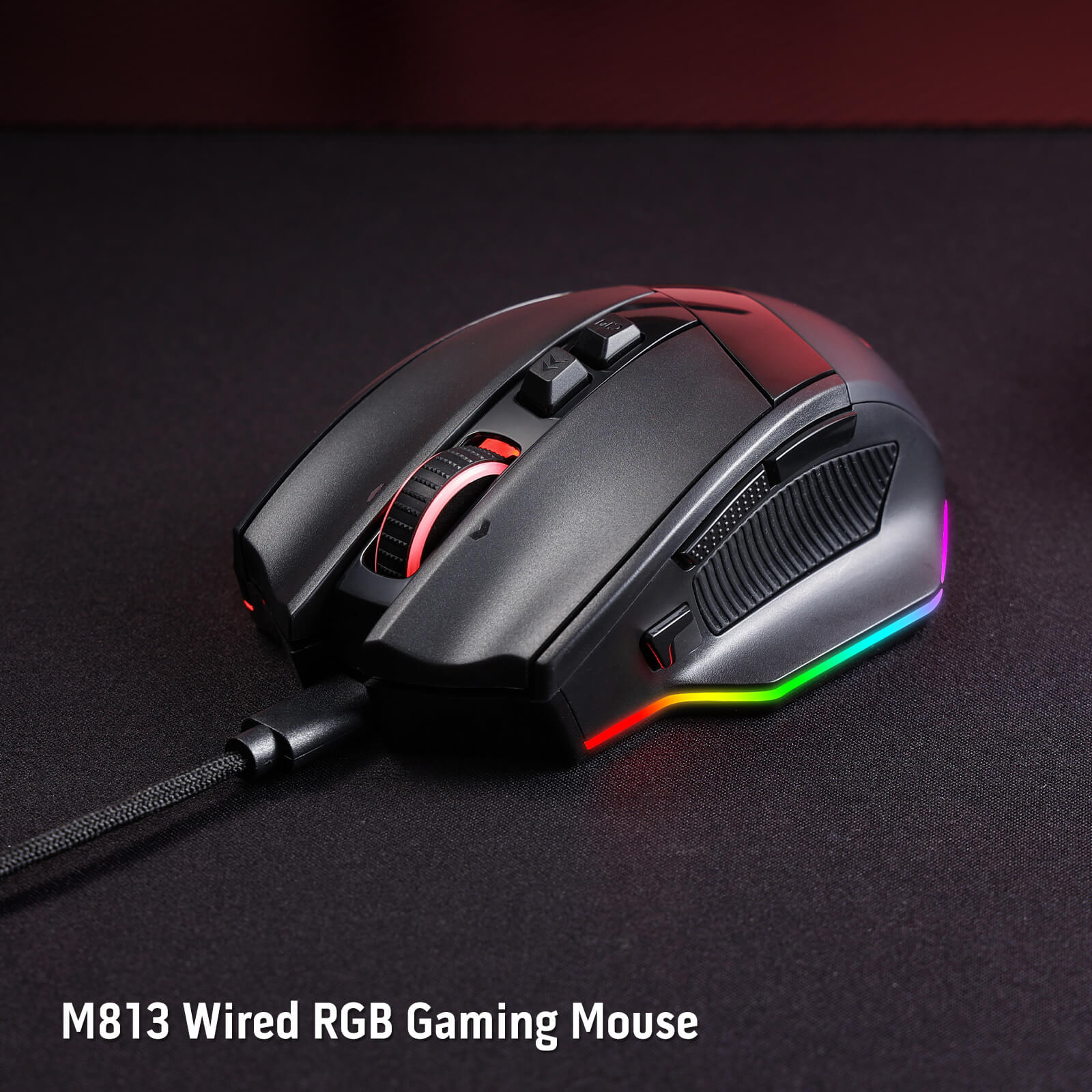 Redragon RIND M813 PRO 3-Mode RGB Gaming Mouse – Redragonshop