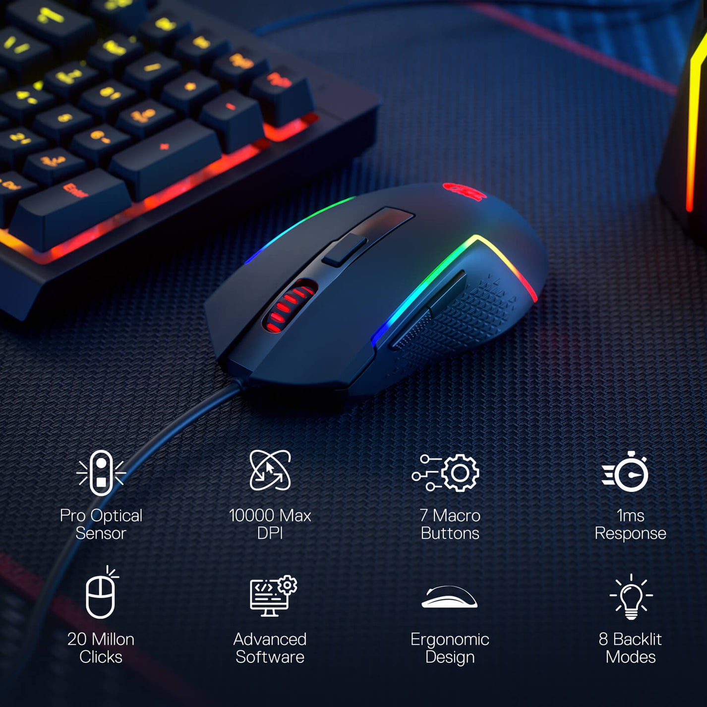 Redragon S141 Wired Membrane Gaming Keyboard & Mouse Combo – Redragonshop