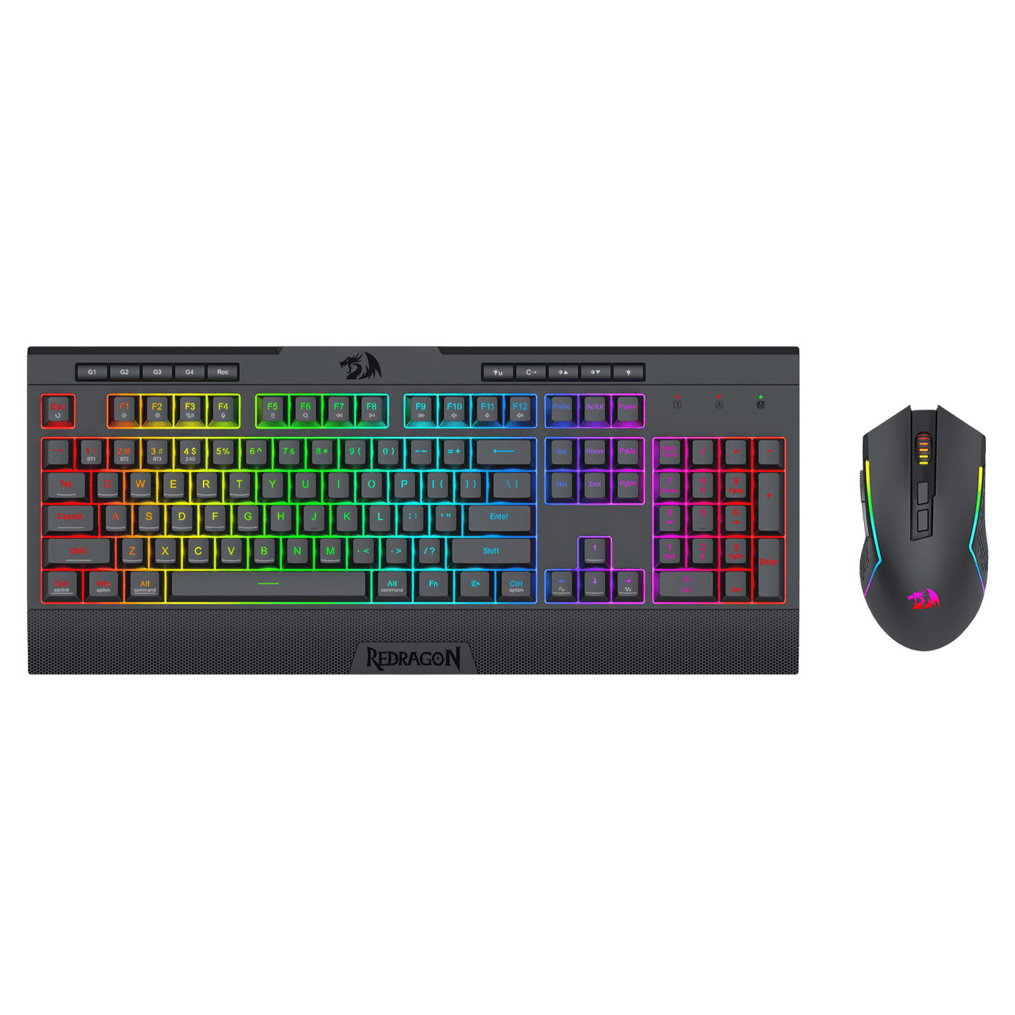 Redragon S151 PRO Wireless Membrane Gaming Keyboard & Mouse Combo ...