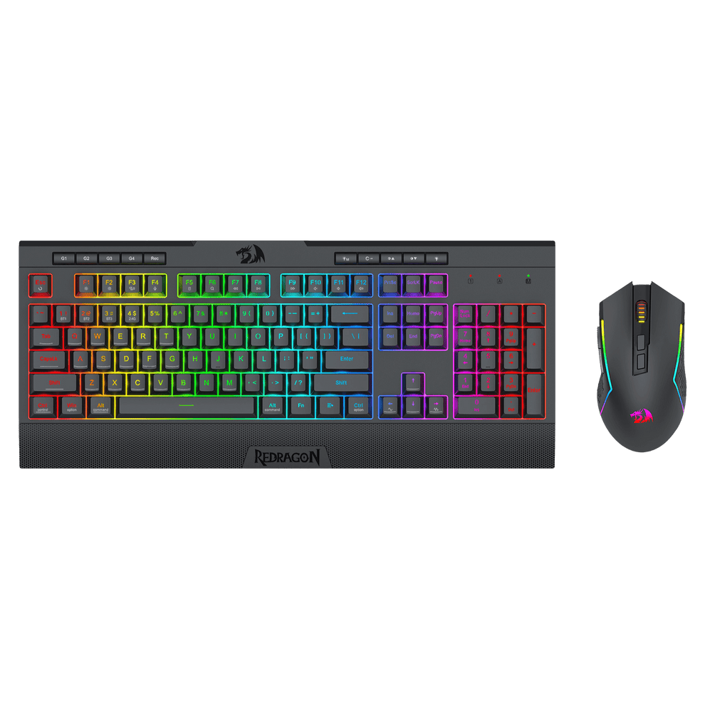 Redragon S151 PRO Wireless Membrane Gaming Keyboard & Mouse Combo ...