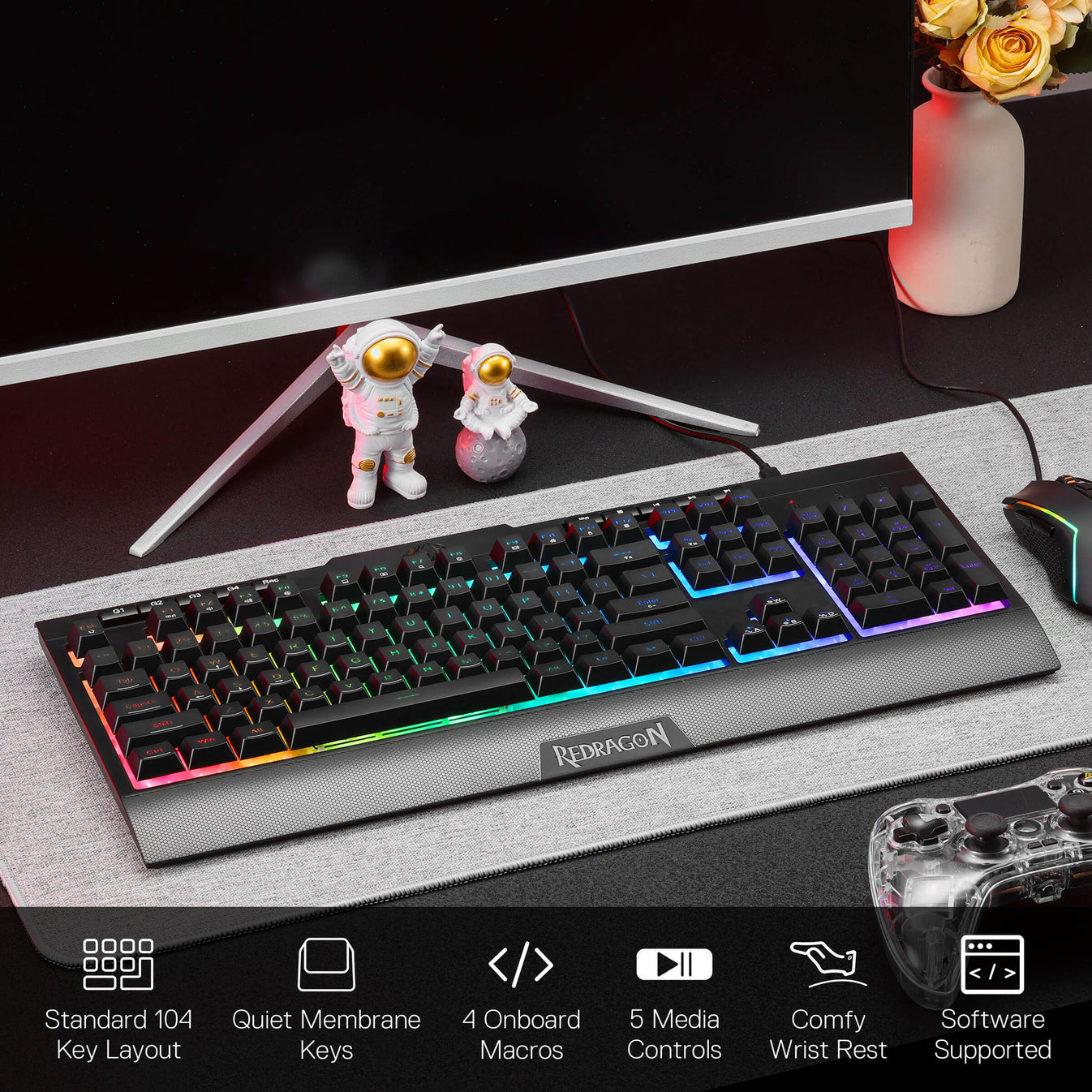 Redragon S151 Wired Membrane Gaming Keyboard & Mouse Combo – Redragonshop