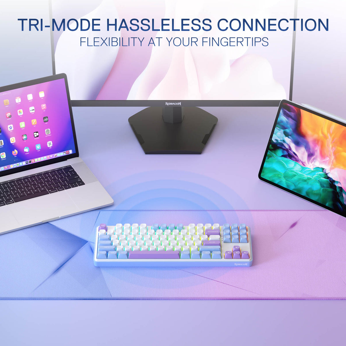 Redragon STAR BLADE K707 PRO 80% TKL Wireless Gasket RGB Gaming ...