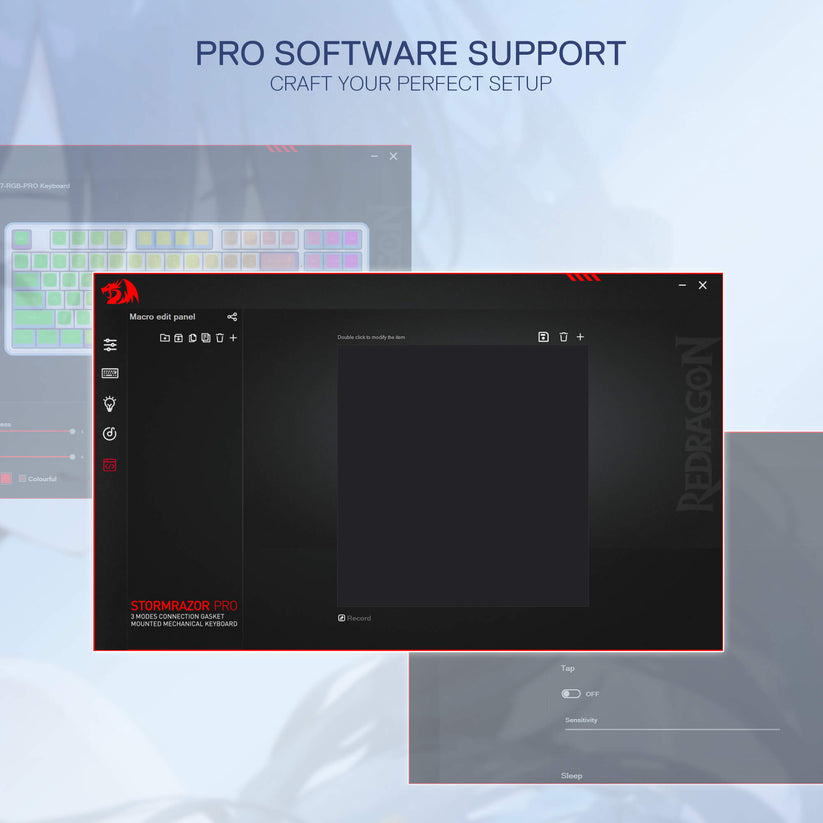 Redragon STAR BLADE K707 PRO 80% Wireless Gasket RGB Anime Gaming ...