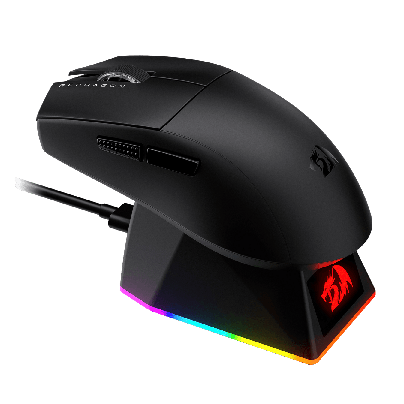 Redragon M999 Wireless Gaming Mouse 45000 DPI with RGB Dock – Redragonshop