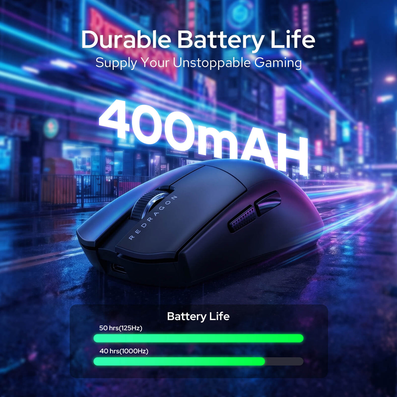 Redragon M999 Wireless Gaming Mouse 45000 DPI with RGB Dock – Redragonshop