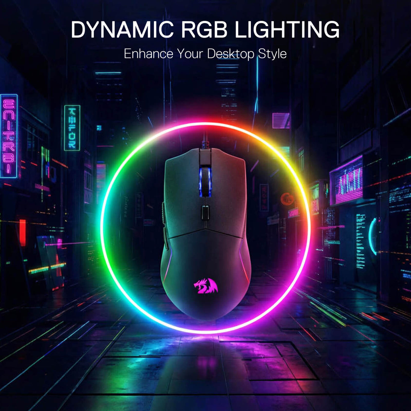 Redragon NAGA M730 Lightweight RGB Gaming Mouse with 10000 DPI ...