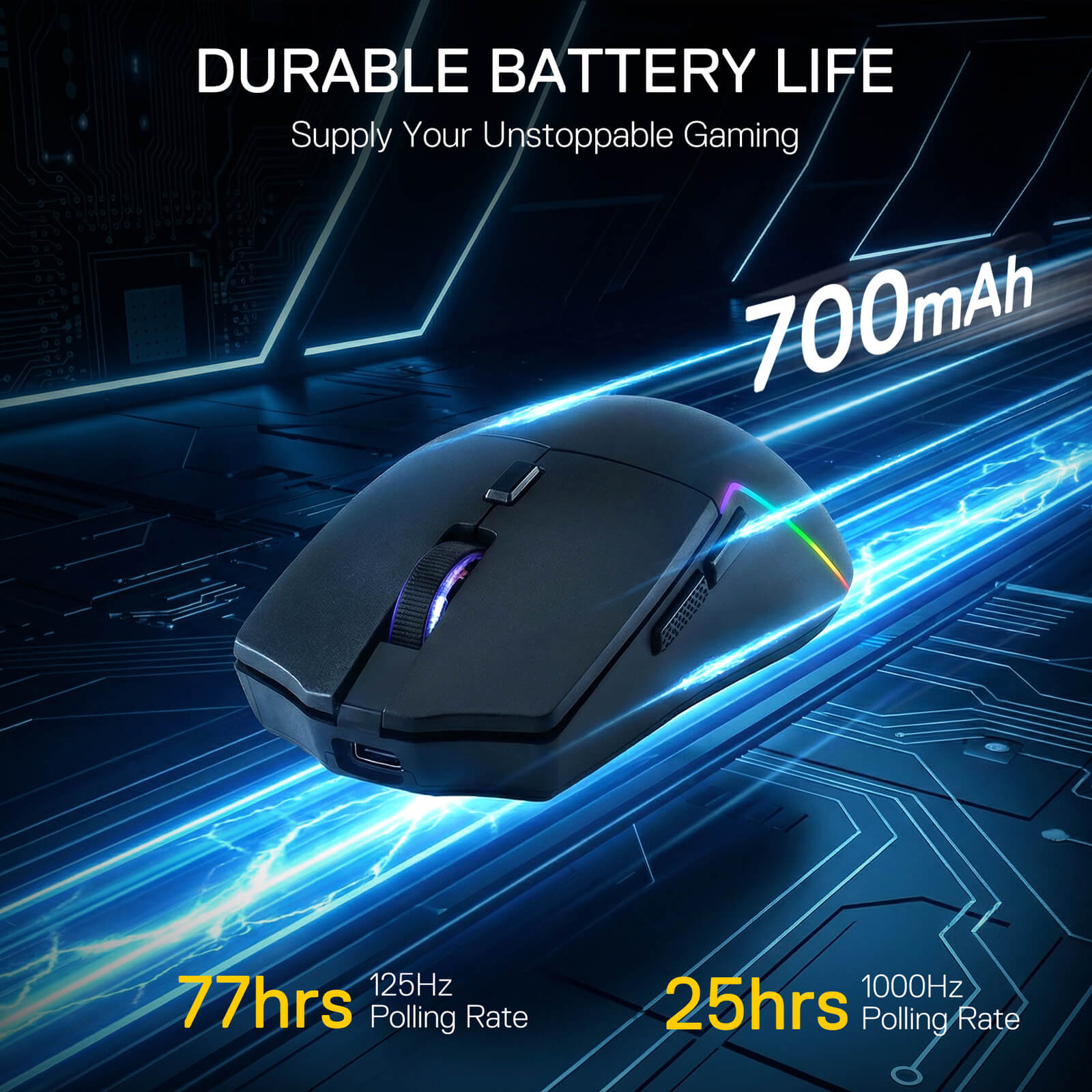 Redragon NAGA M730 Lightweight RGB Gaming Mouse with 10000 DPI ...