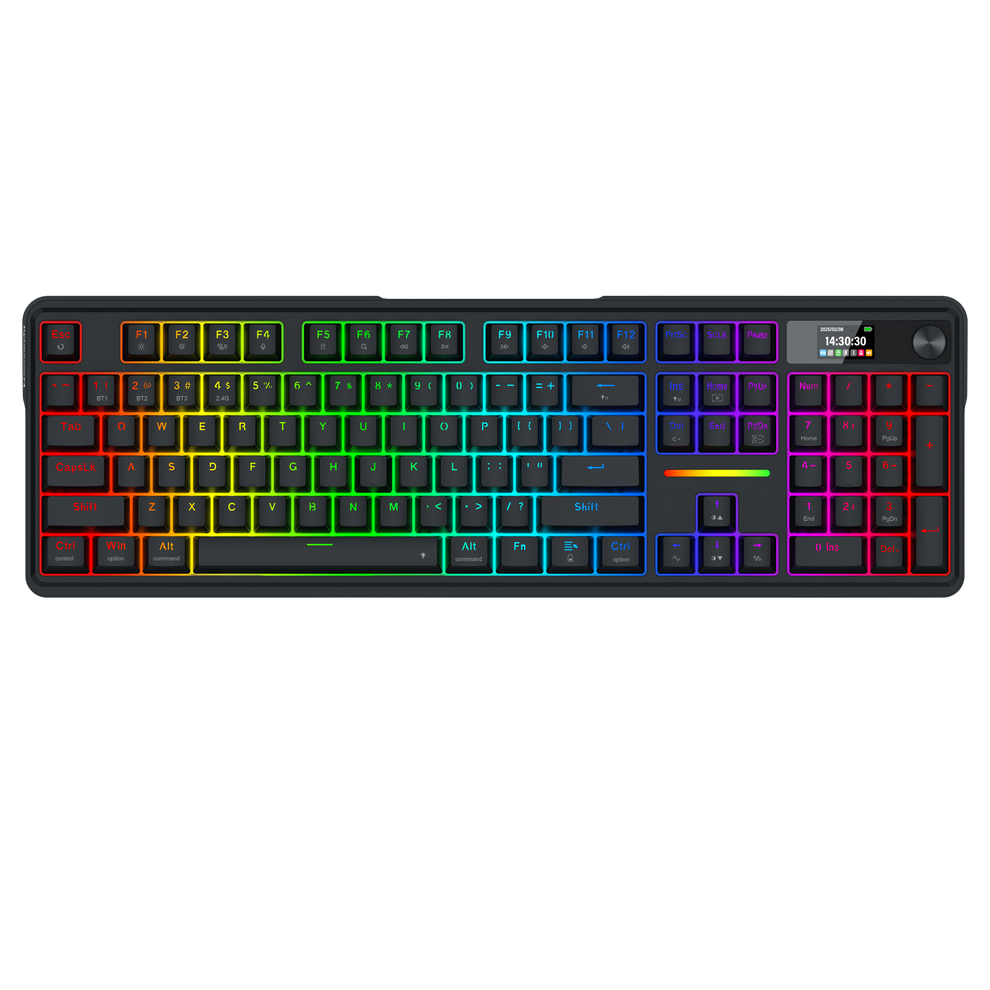 Redragon K762 Wireless Gasket Gaming Keyboard with TFT Screen ...