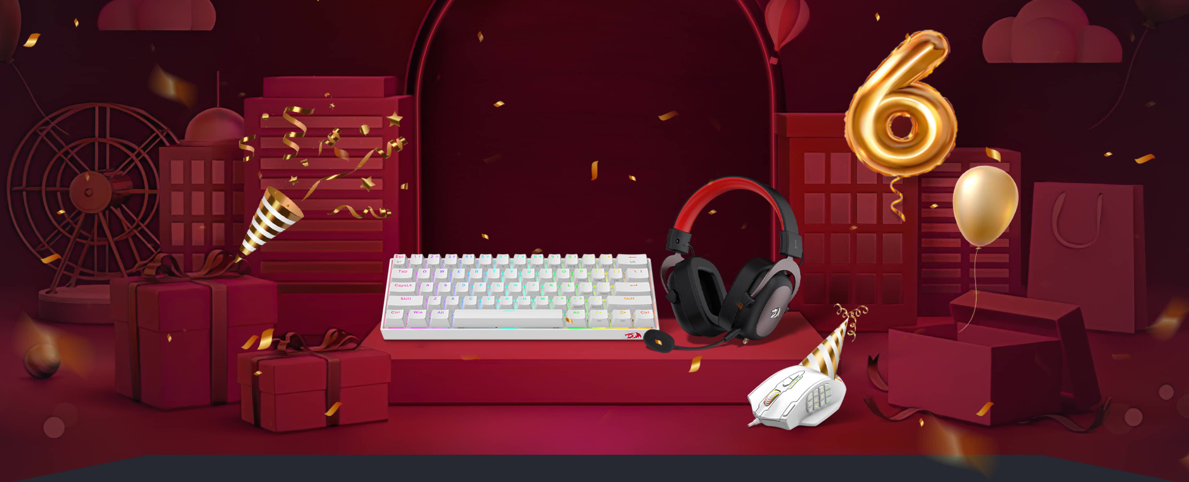 Redragon 6th Anniversary Sale: Get Exclusive Deals on Gaming ...