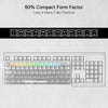 Redragon Fizz K617 SE 60% Full-Transparent Wired RGB Gaming Keyboard ...