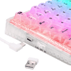 Redragon ELF PRO K649 Wireless Hot-Swappable Transparent Keyboard ...