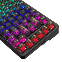 Redragon ELF PRO K649 Wireless Hot-Swappable Transparent Keyboard#N# #N ...