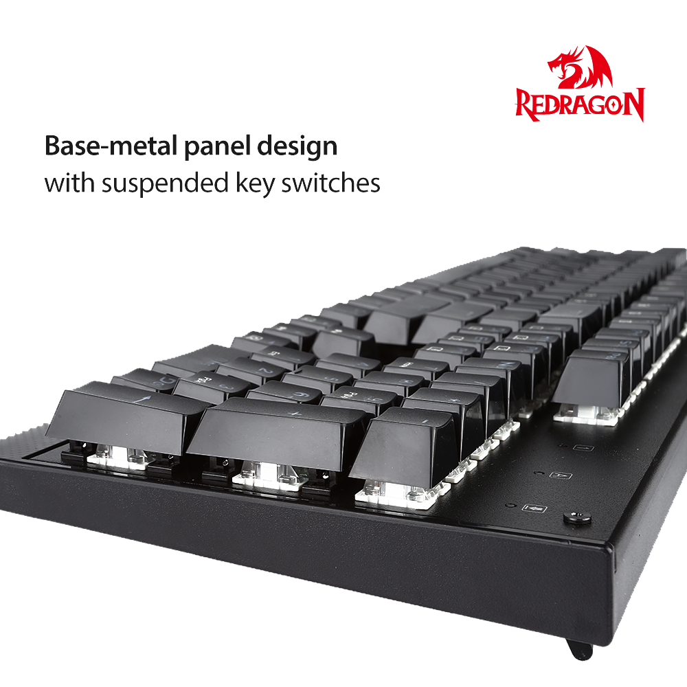 Redragon K557 RGB Mechanical Gaming Keyboard with Blue Switches ...