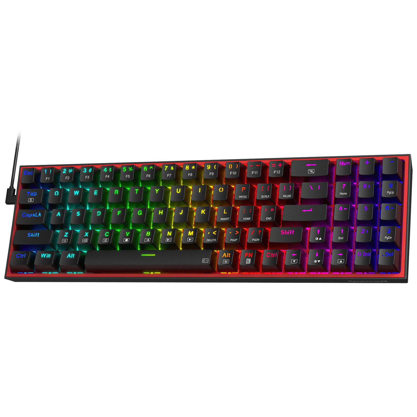 Redragon POLLUX K628 75% Hot-Swappable RGB Gaming Keyboard – Redragonshop