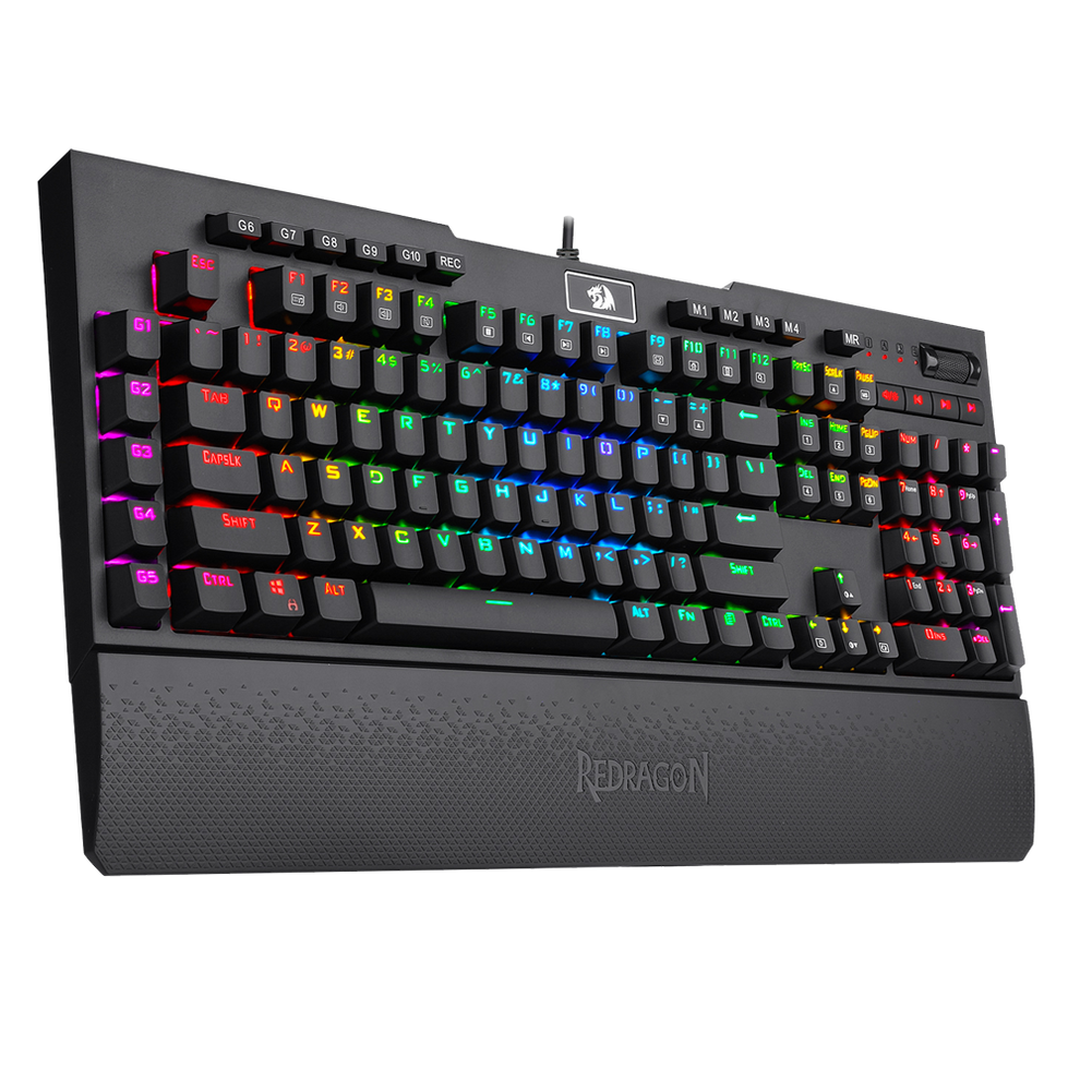 Redragon K586 Brahma Mechanical Gaming Keyboard with 10 Extra On-Board ...
