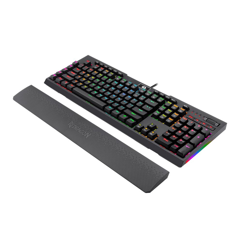 Redragon K586 Brahma Mechanical Gaming Keyboard with 10 Extra On-Board ...