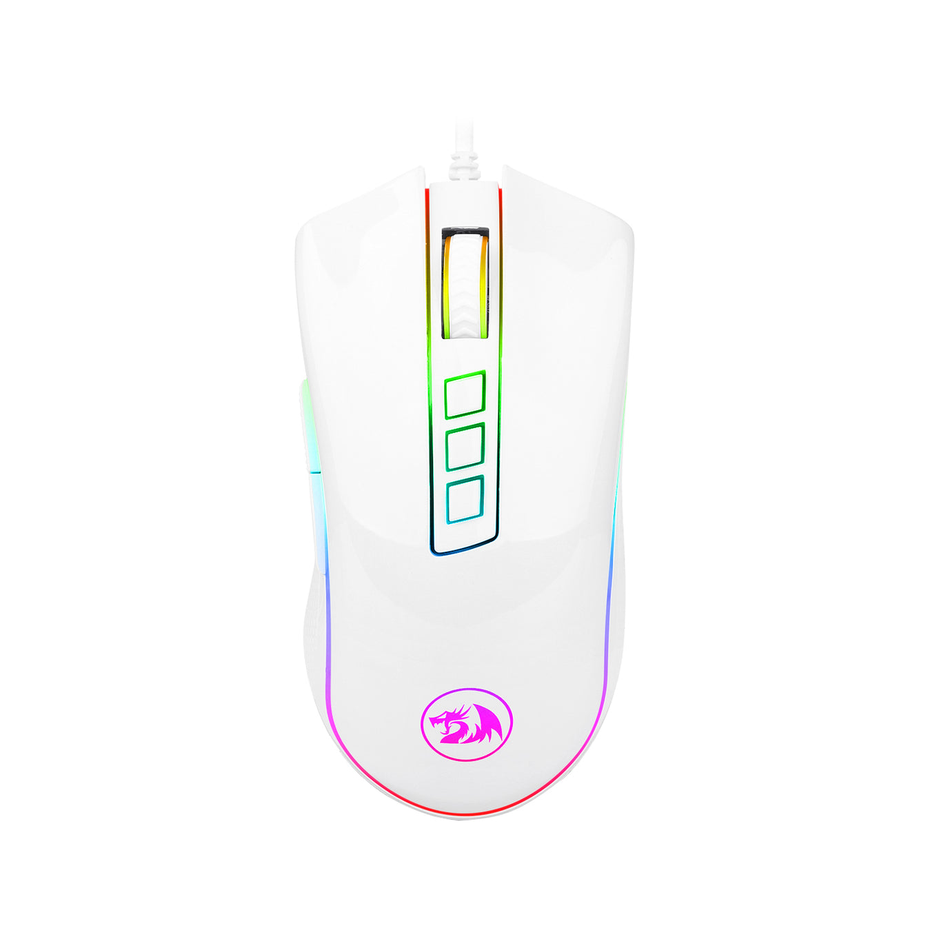 Redraogn COBRA M711 White Gaming Mouse | RGB Gaming Mouse – Redragonshop