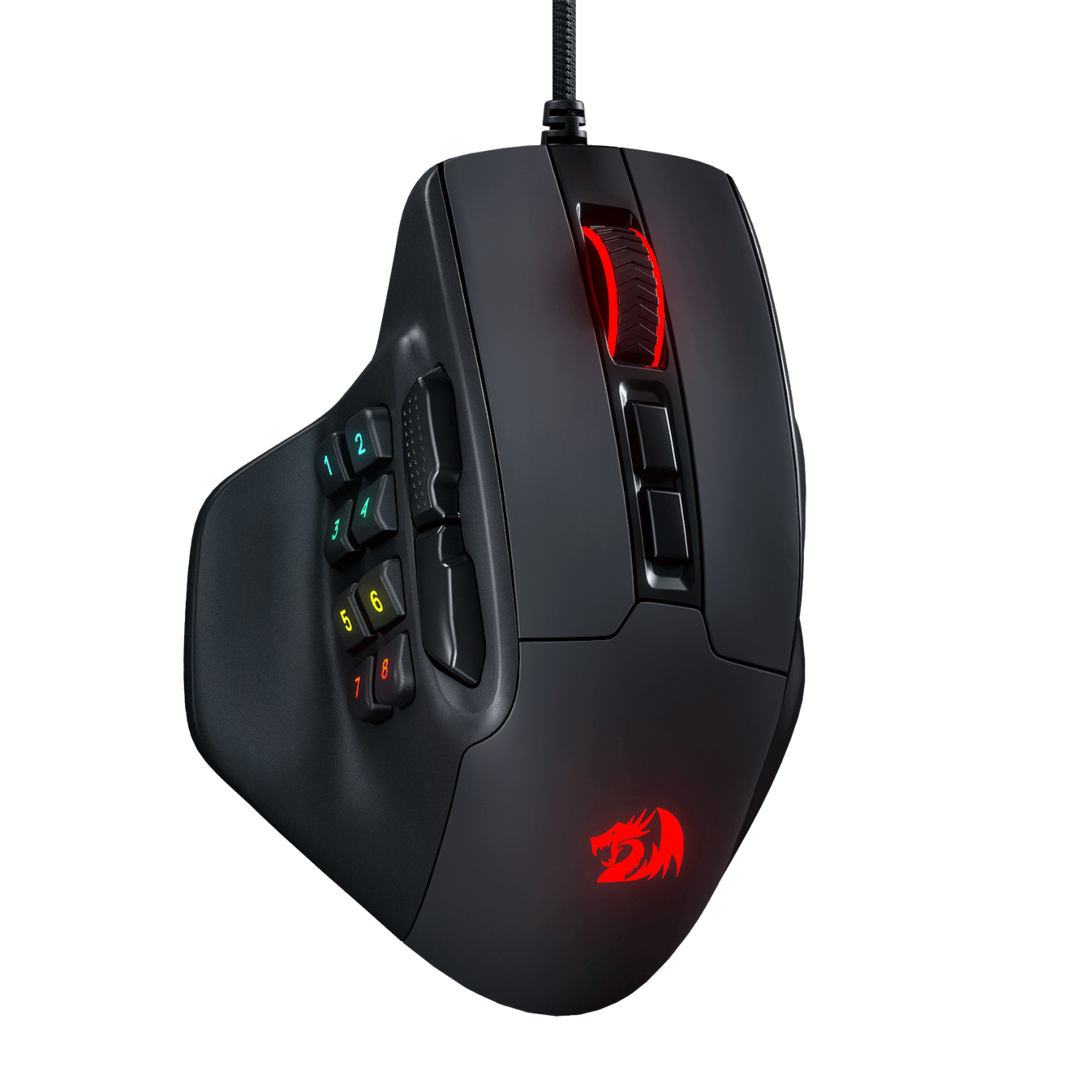 Redragon M811 Aatrox MMO Gaming Mouse with 15 Programmable Buttons ...