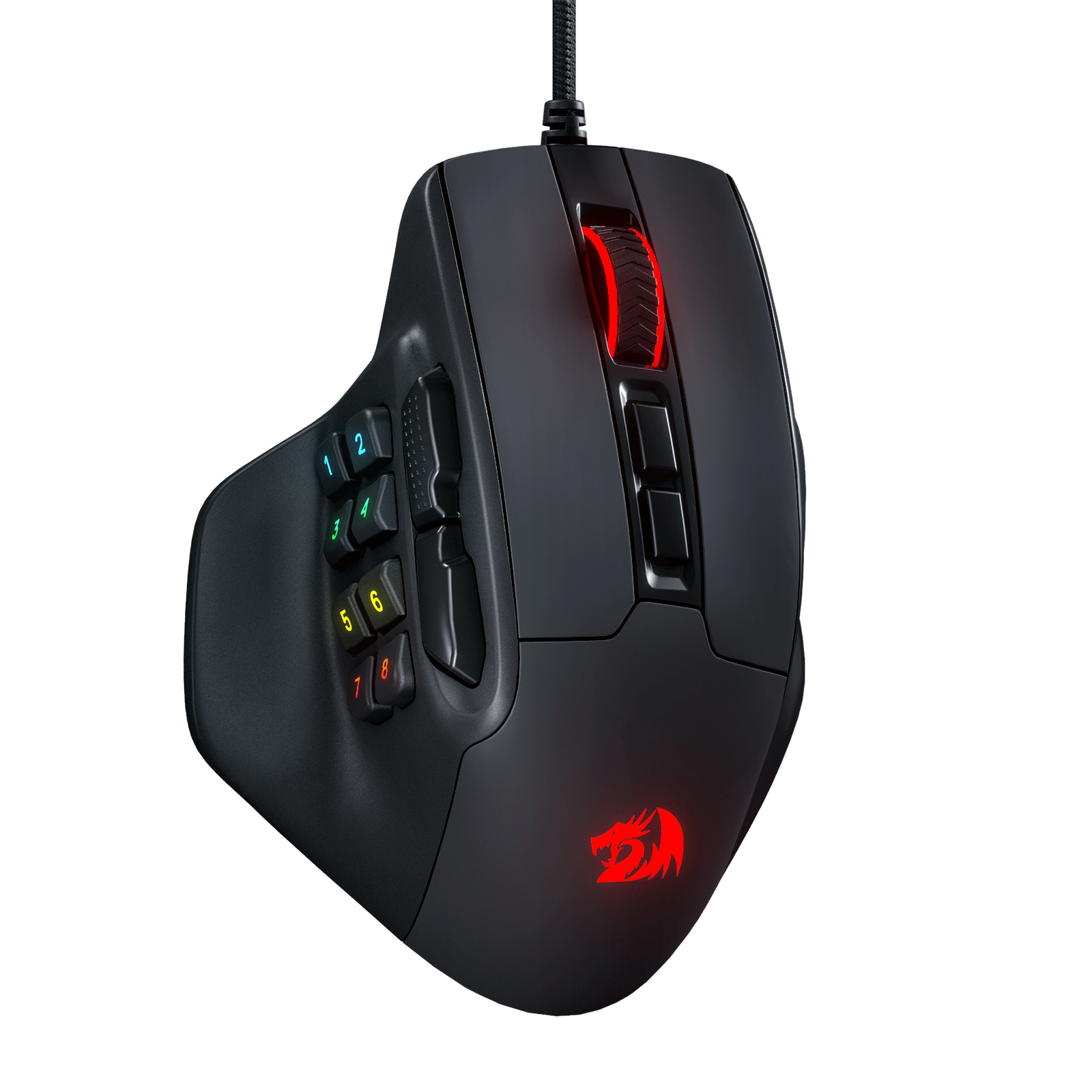 Redragon M811 Aatrox MMO Gaming Mouse with 15 Programmable Buttons ...