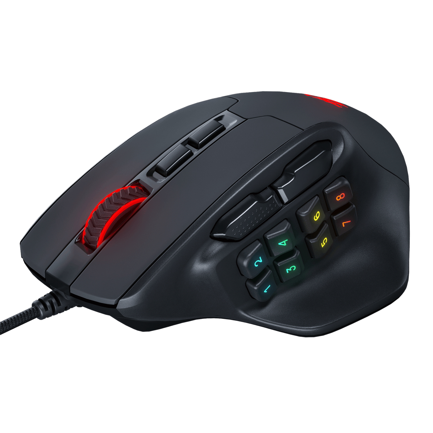 Redragon M811 Aatrox MMO Gaming Mouse with 15 Programmable Buttons ...