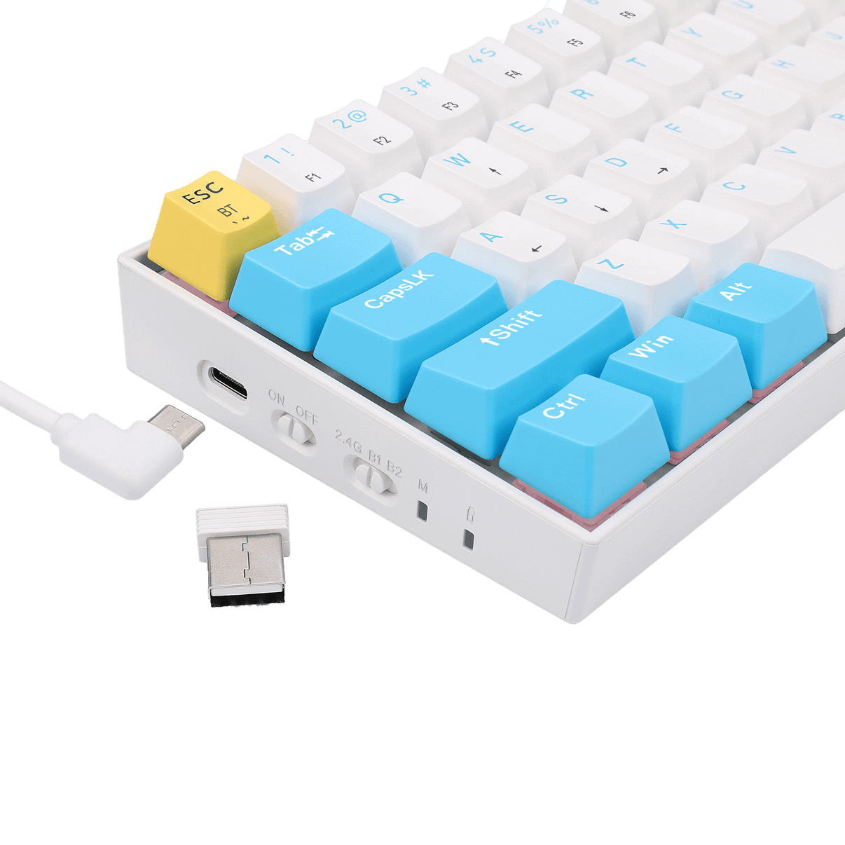 Redragon K530 Pro SE 3-Mode Wireless 61 Keys Compact Gaming Keyboard ...