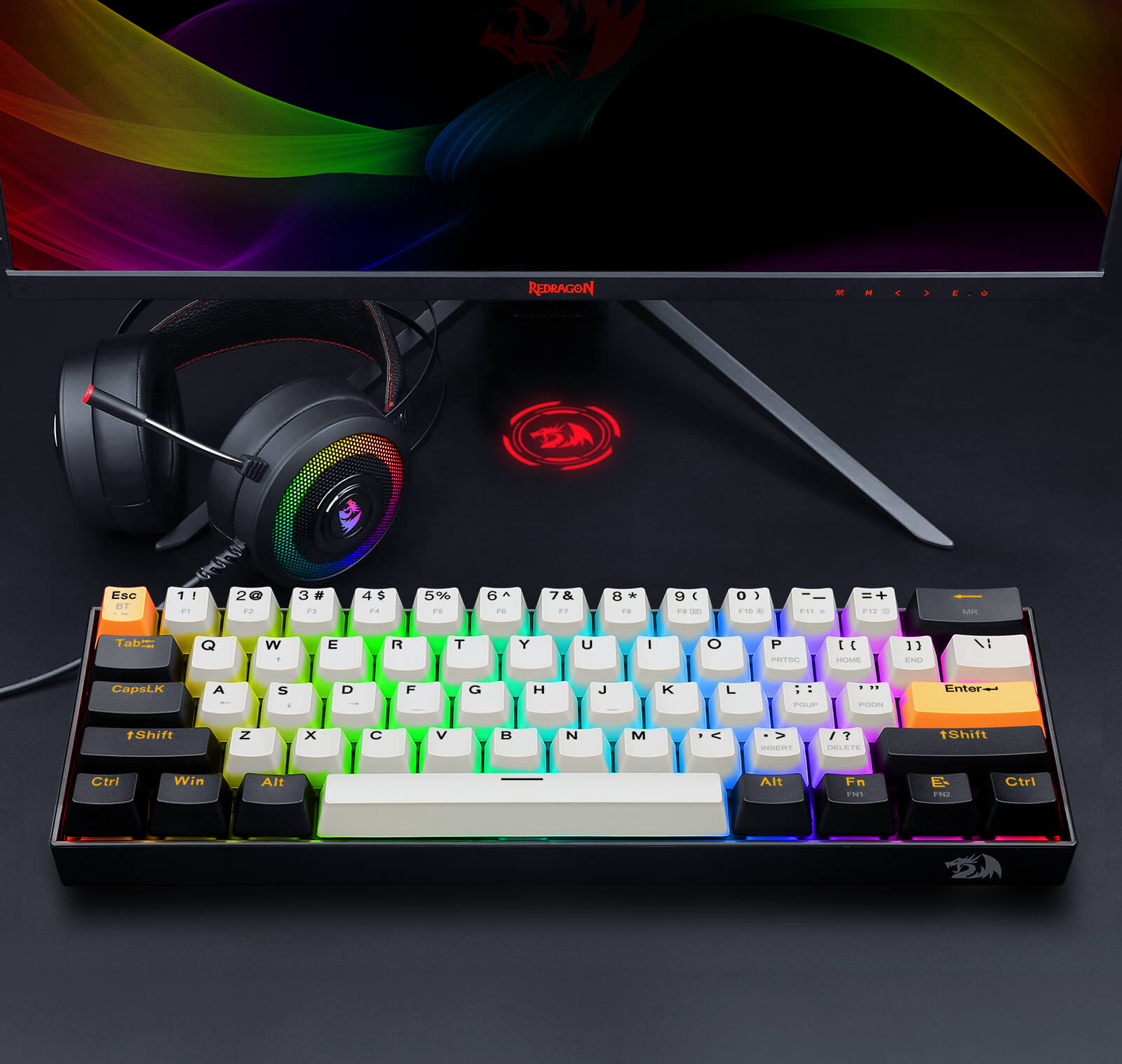 Redragon K530 Pro SE 3-Mode Wireless 61 Keys Compact Gaming Keyboard ...