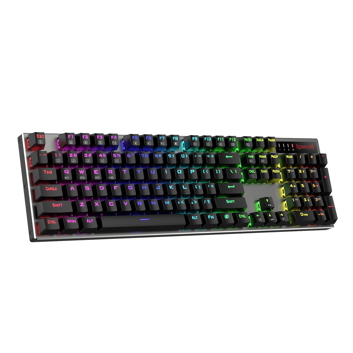 Redragon K556 PRO Upgraded Wireless Aluminum RGB Gaming Keyboard ...