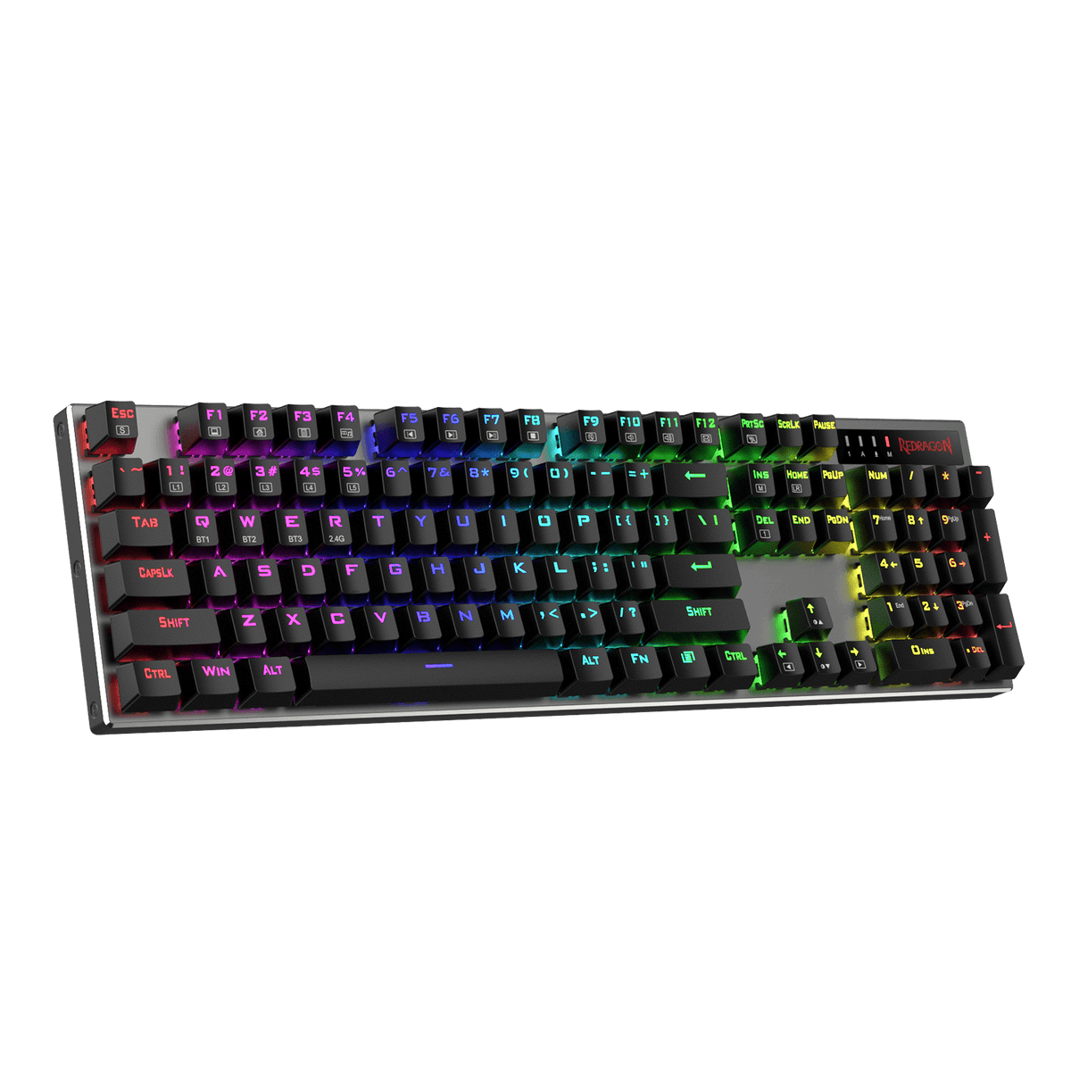 Redragon K556 PRO Upgraded Wireless Aluminum RGB Gaming Keyboard ...