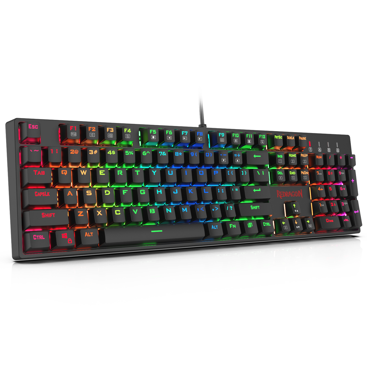 Redragon K582 SURARA RGB LED Backlit Mechanical Gaming Keyboard | Red ...
